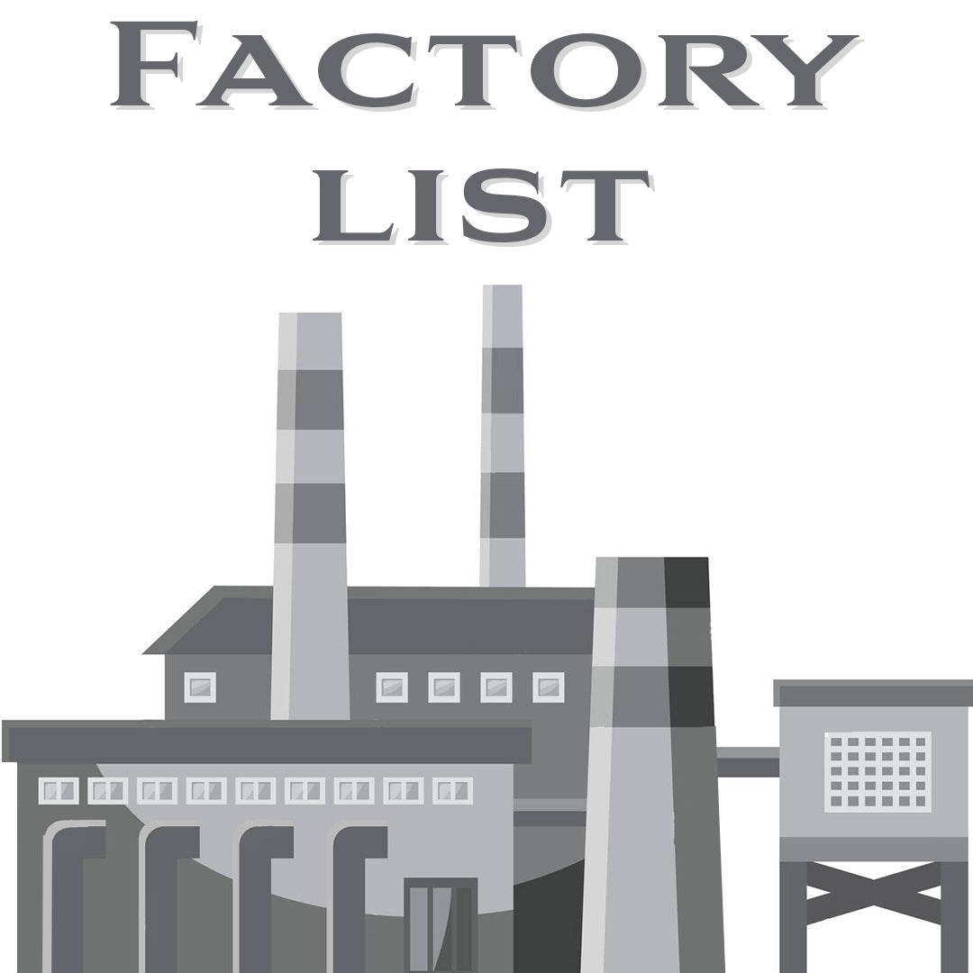 Factory List 2025 – Brandedproduction